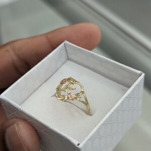 Unbrand | Jewelry | Kt Real Gold Heart Letter R For Women | Poshmark